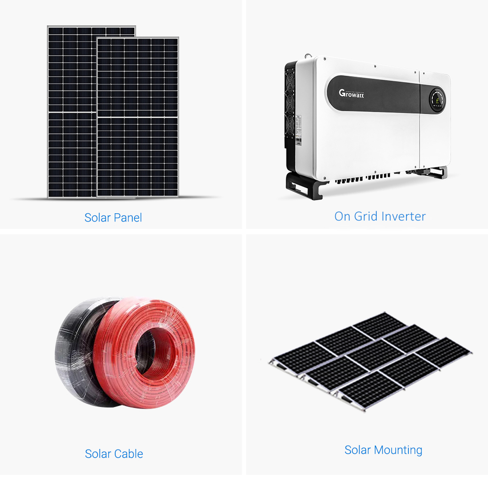 Complete 50~500kW On Grid Solar Energy System - Lovsun Solar Energy Co ...